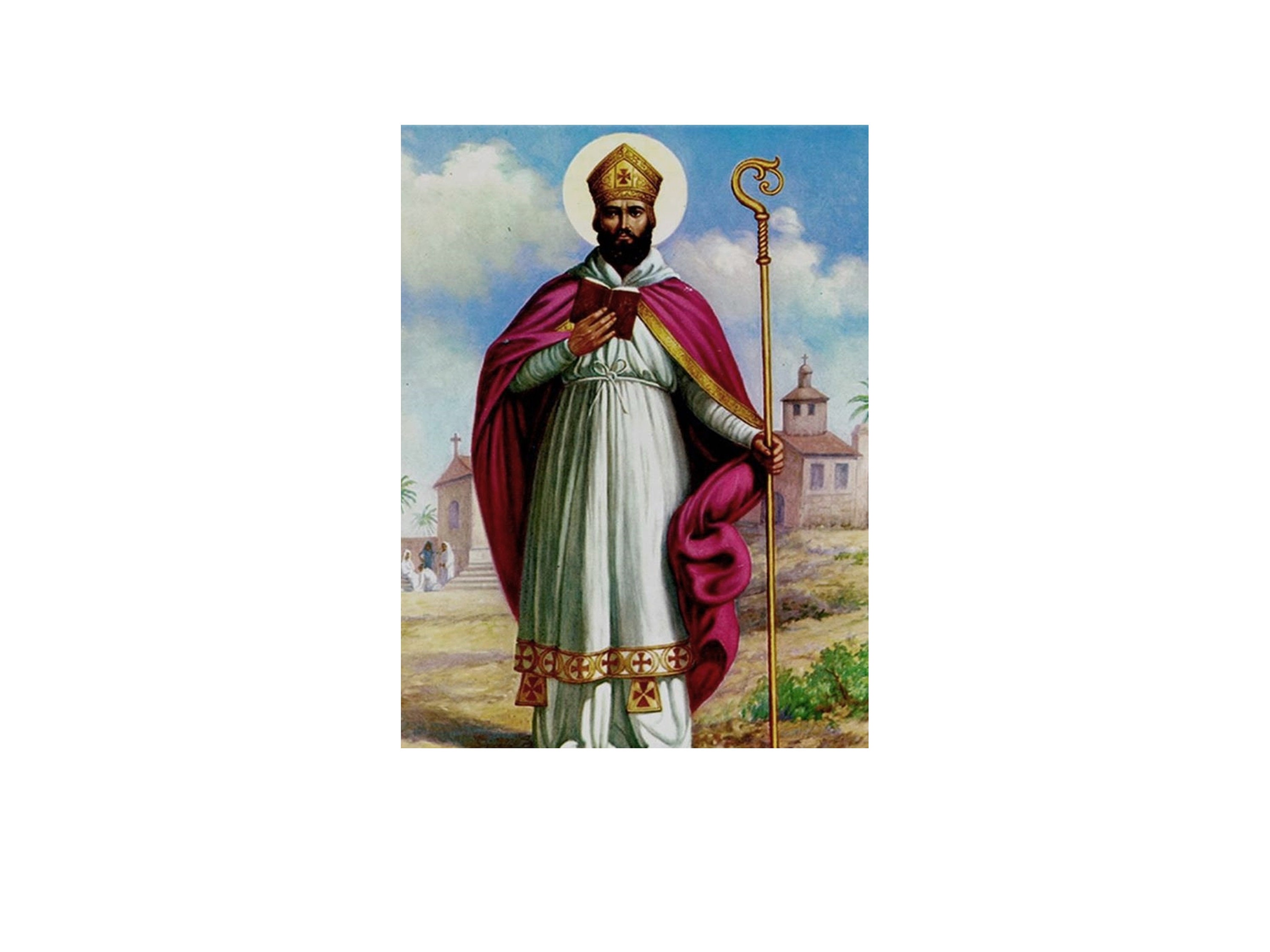 Saint Cyprian St Cyprian of Antioch catholic icon with | Etsy