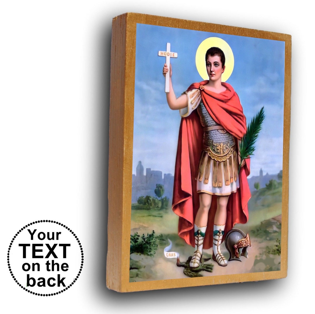 Icon of Saint Expeditus, Saint Expedite Martyr, Christian Icon Gift ...