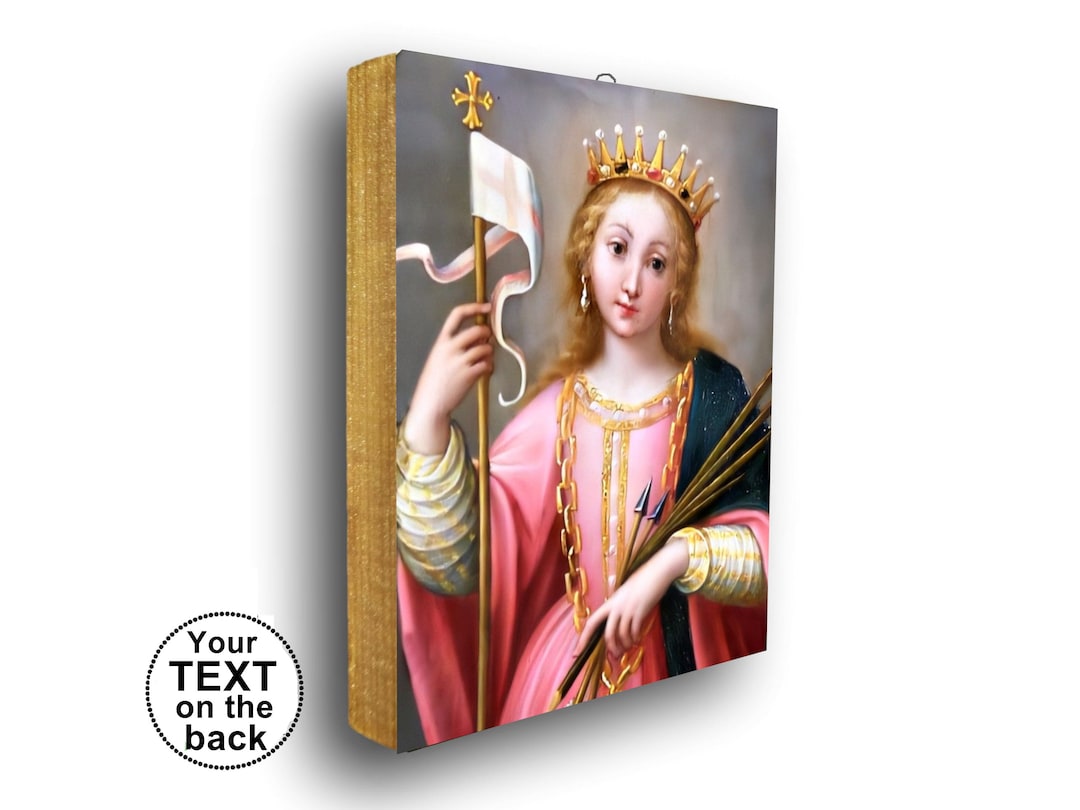 Saint Ursula, St Ursula Icon, Icon of St Ursula, Christian Women Gift ...