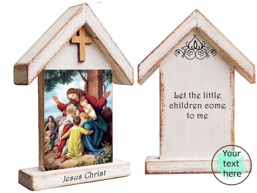 Jesus Christ, Catholic Baby Gift, Let the Children Come to Me ...