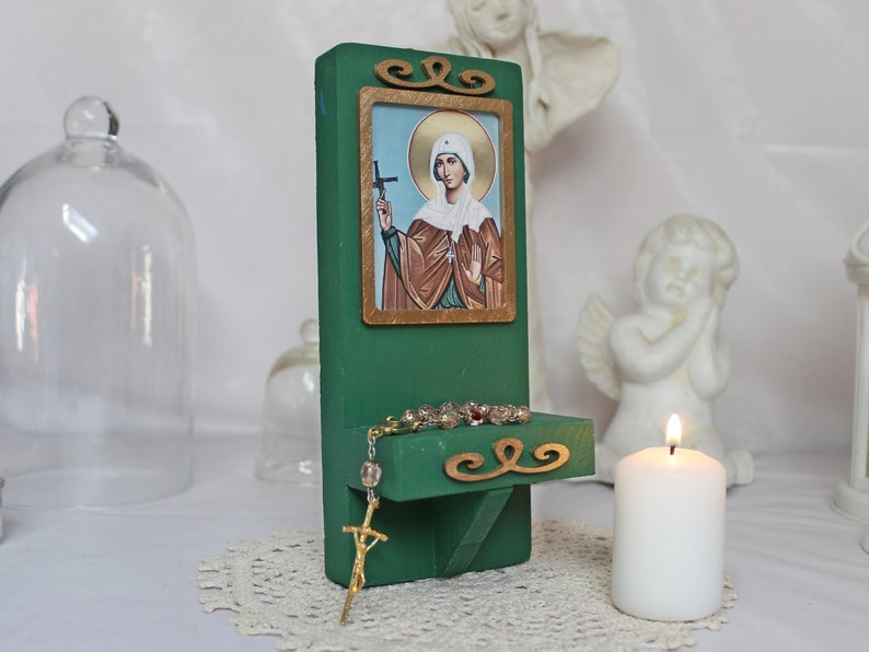 Brigid of Ireland Icon Personal Altar St Brigid Patroness | Etsy