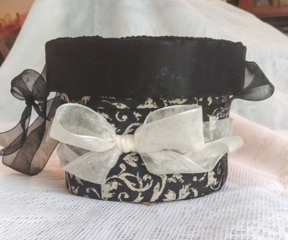 Toys & Games Toys Cute Handmade Miniature Hat Box for Barbie Black ...