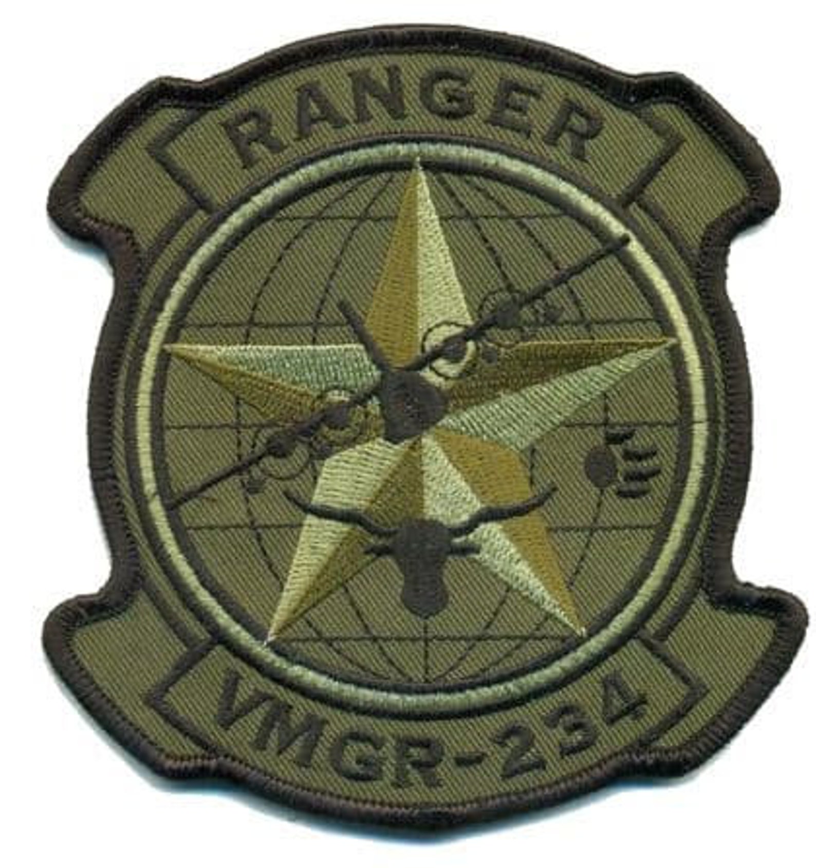 Vmgr-234 Rangers Od Green Squadron Patch Sew On | Etsy