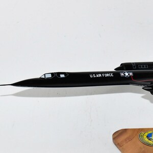 1st Reconnaissance Squadron SR-71 Model Mahogany Scale Model - Etsy
