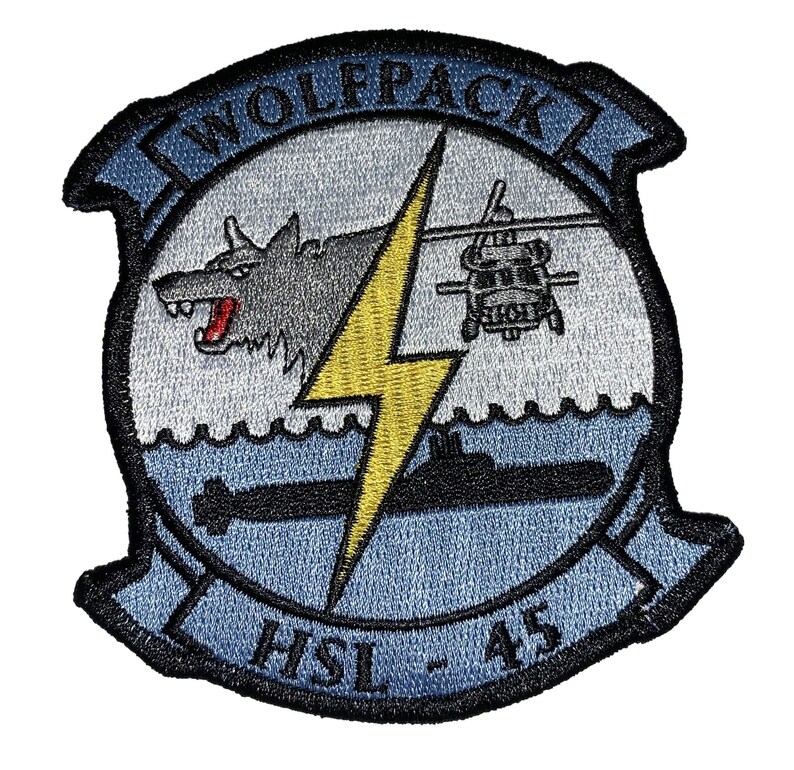 HSL-45 Wolfpack Squadron Patch sew On - Etsy