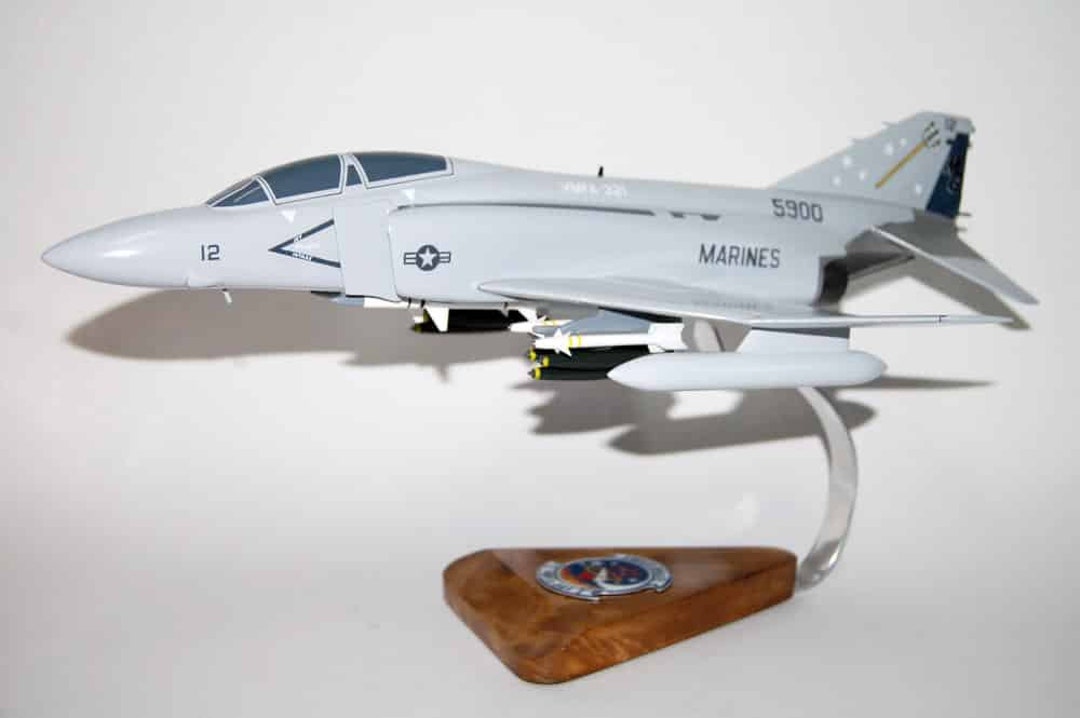 VMFA-321 F-4s 1987 Model, 1/42 18 Scale, Mahogany, Marines, Fighter - Etsy
