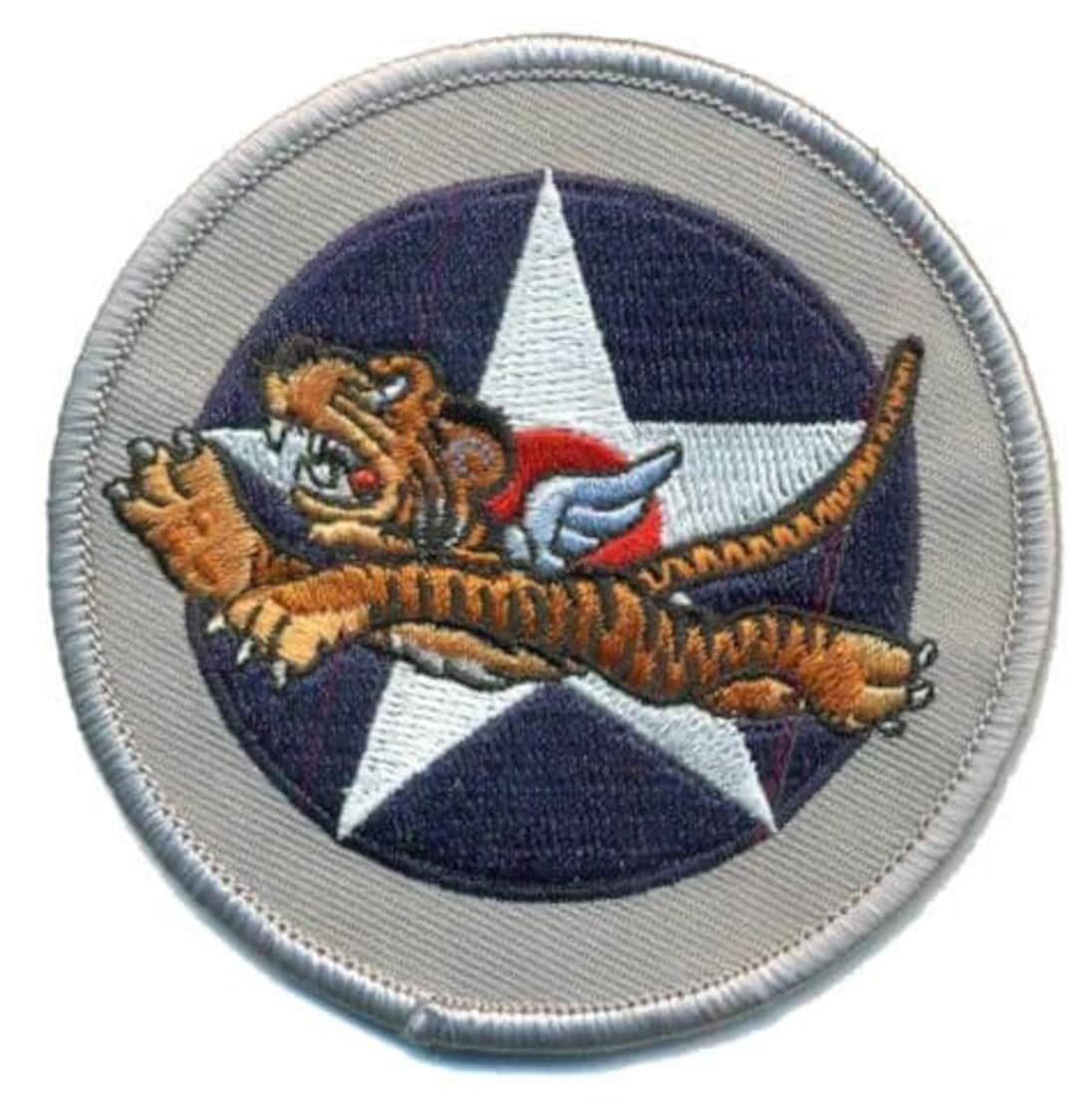 US Army Air Corps Flying Tiger Patch With Hook and Loop - Etsy