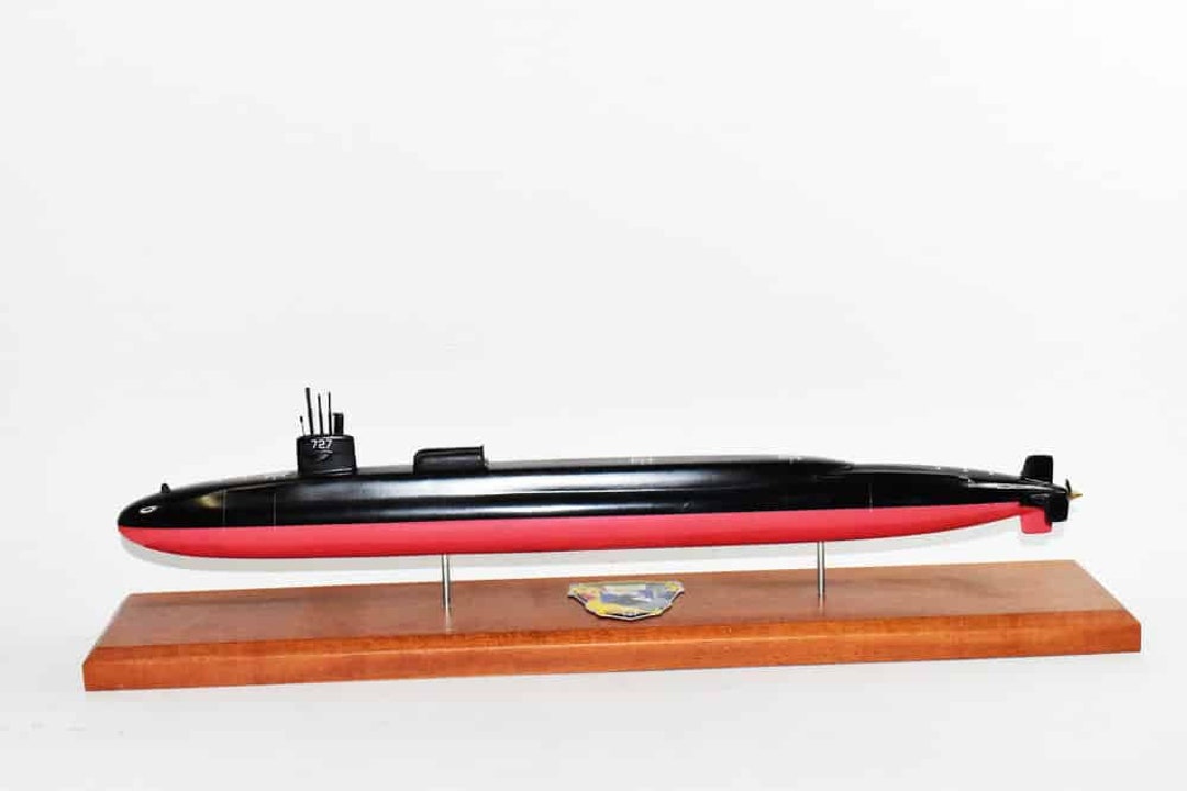 SSGN-727 USS Michigan Submarine Model,navy,scale Model,mahogany,20 Inch ...