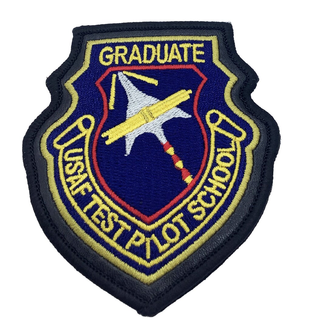 USAF Test Pilot Patch With Hook and Loop - Etsy