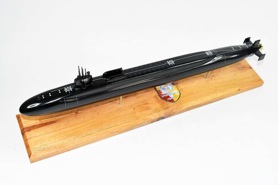 Ssgn-728 Uss Florida Submarine Model black Hull | Etsy