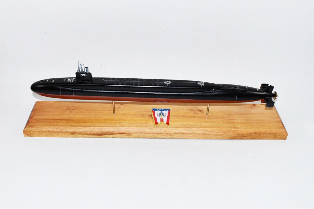SSBN-726 USS Ohio Submarine Model,nuclear,navy,scale Model,mahogany,20 ...