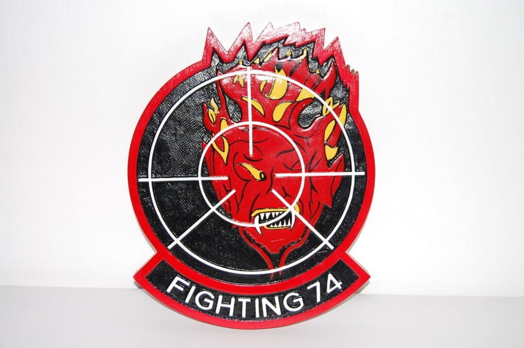 Vf-74 Be-devilers red Plaque - Etsy