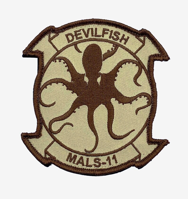 MALS-11 Devilfish 2022 Tan Patch sew On 4 - Etsy