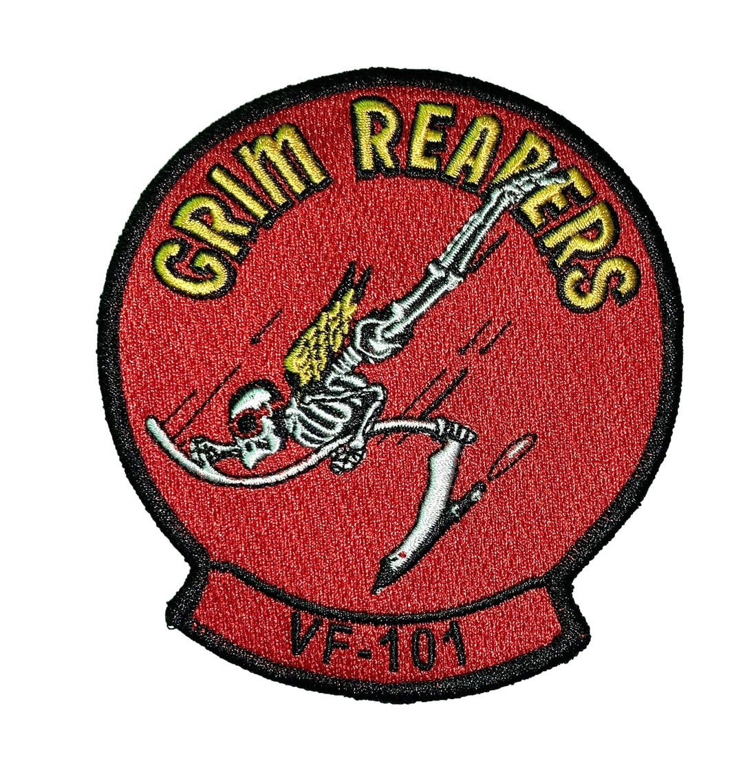 VF-101 Grim Reapers Squadron Patch Sew On - Etsy