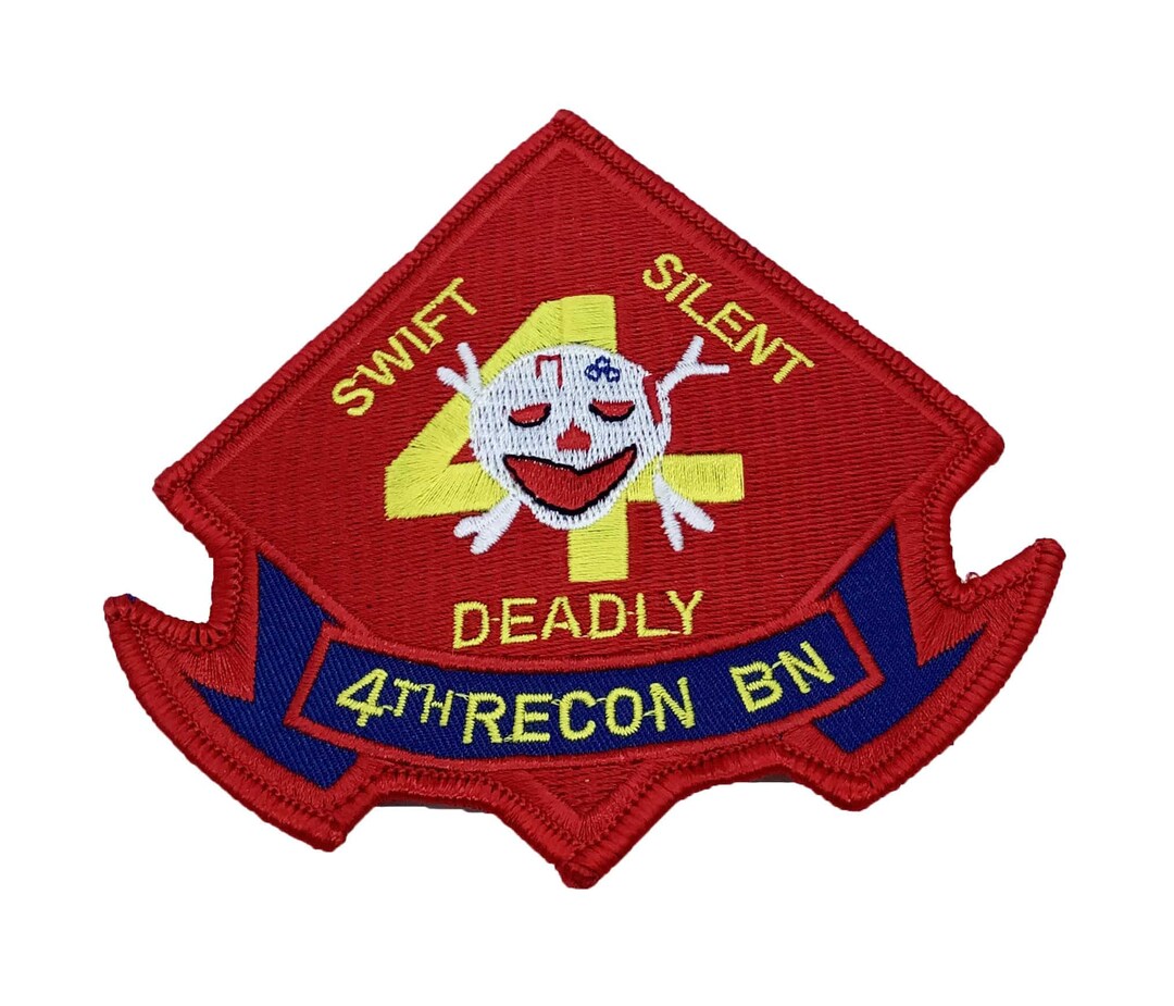4th Recon Bn Marines Patch Plastic Backing - Etsy