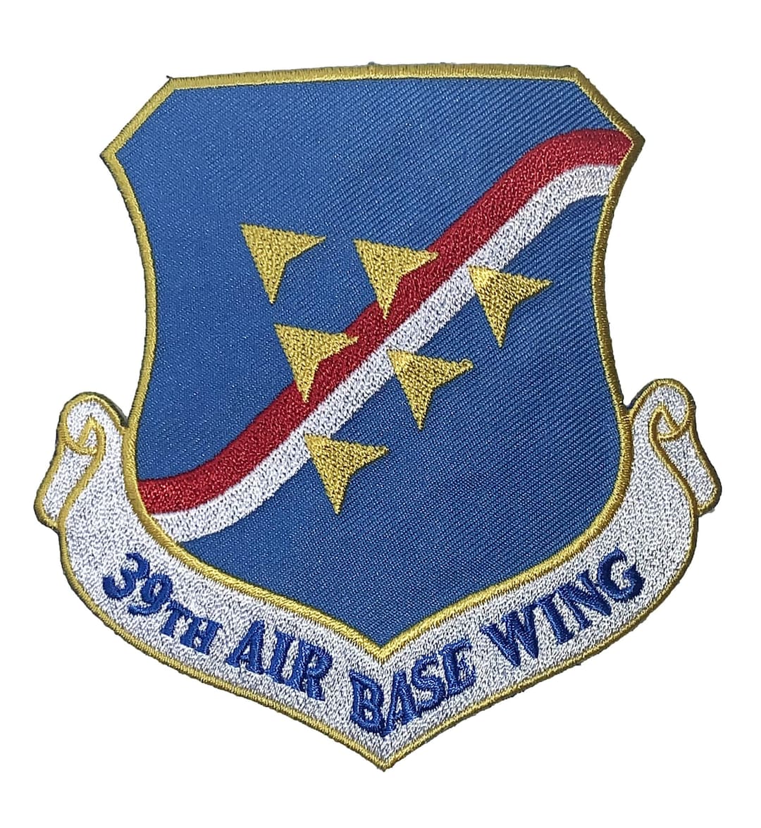 39th Air Base Wing Patch Plastic Backing - Etsy