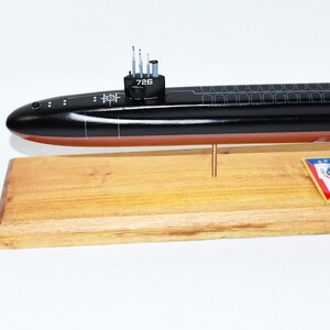 SSBN-726 USS Ohio Submarine Model,nuclear,navy,scale Model,mahogany,20 ...