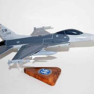 55th FS Fighting Fifty Fifth F-16 Model Scale Model USAF - Etsy