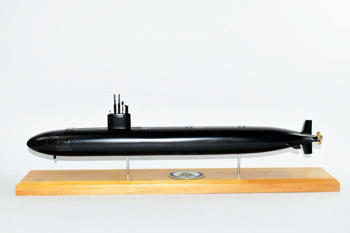 USS Annapolis SSN-760 black Hull Submarine Model Mahogany - Etsy