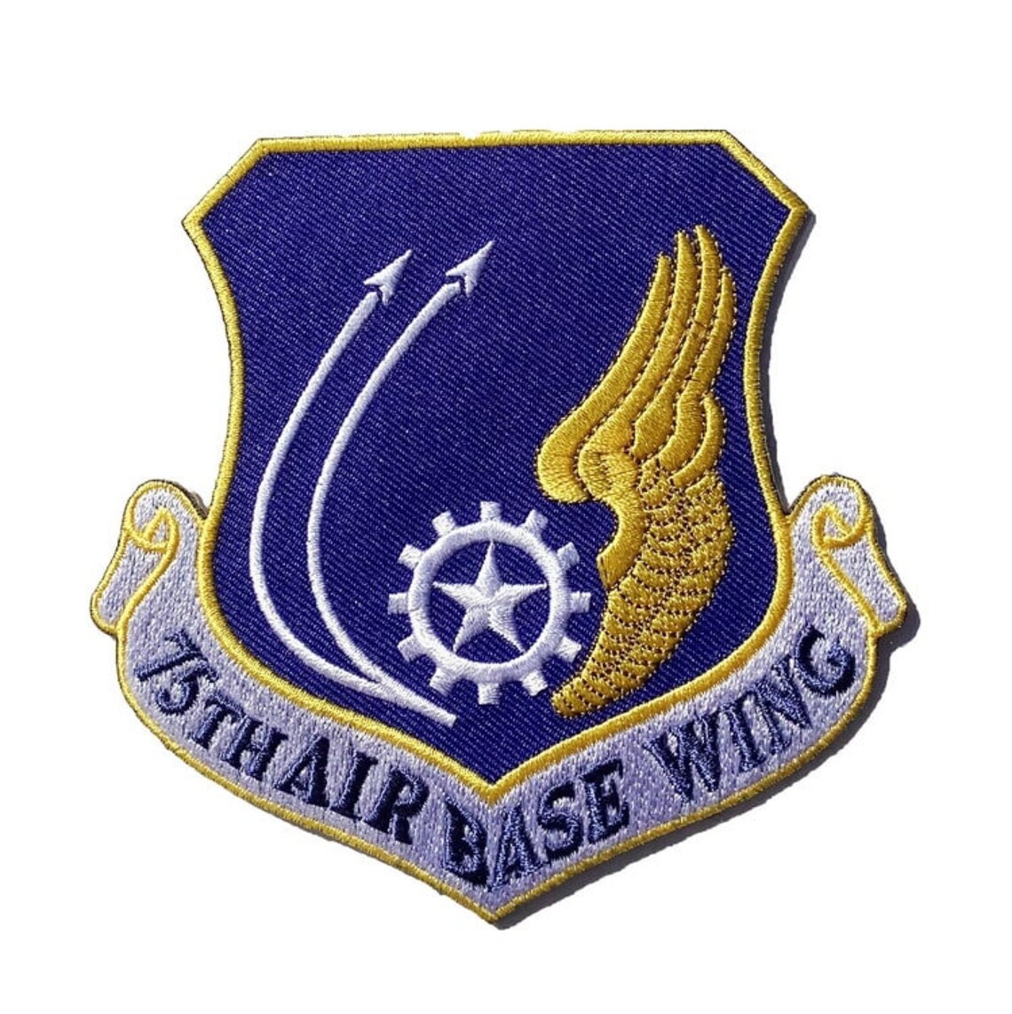 75th Air Base Wing Patch Plastic Backing | Etsy