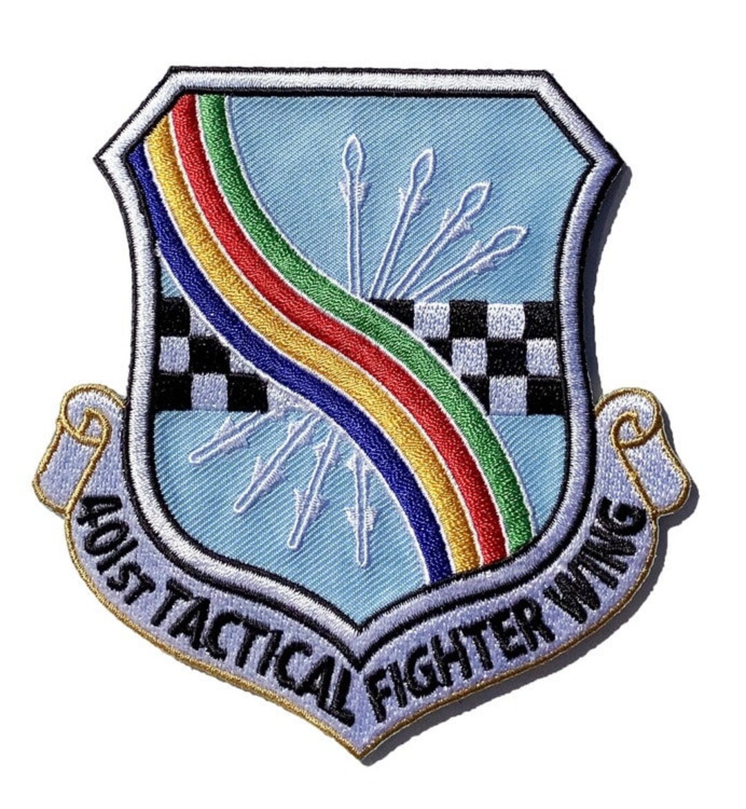 401st Tactical Fighter Wing Patch Plastic Backing - Etsy