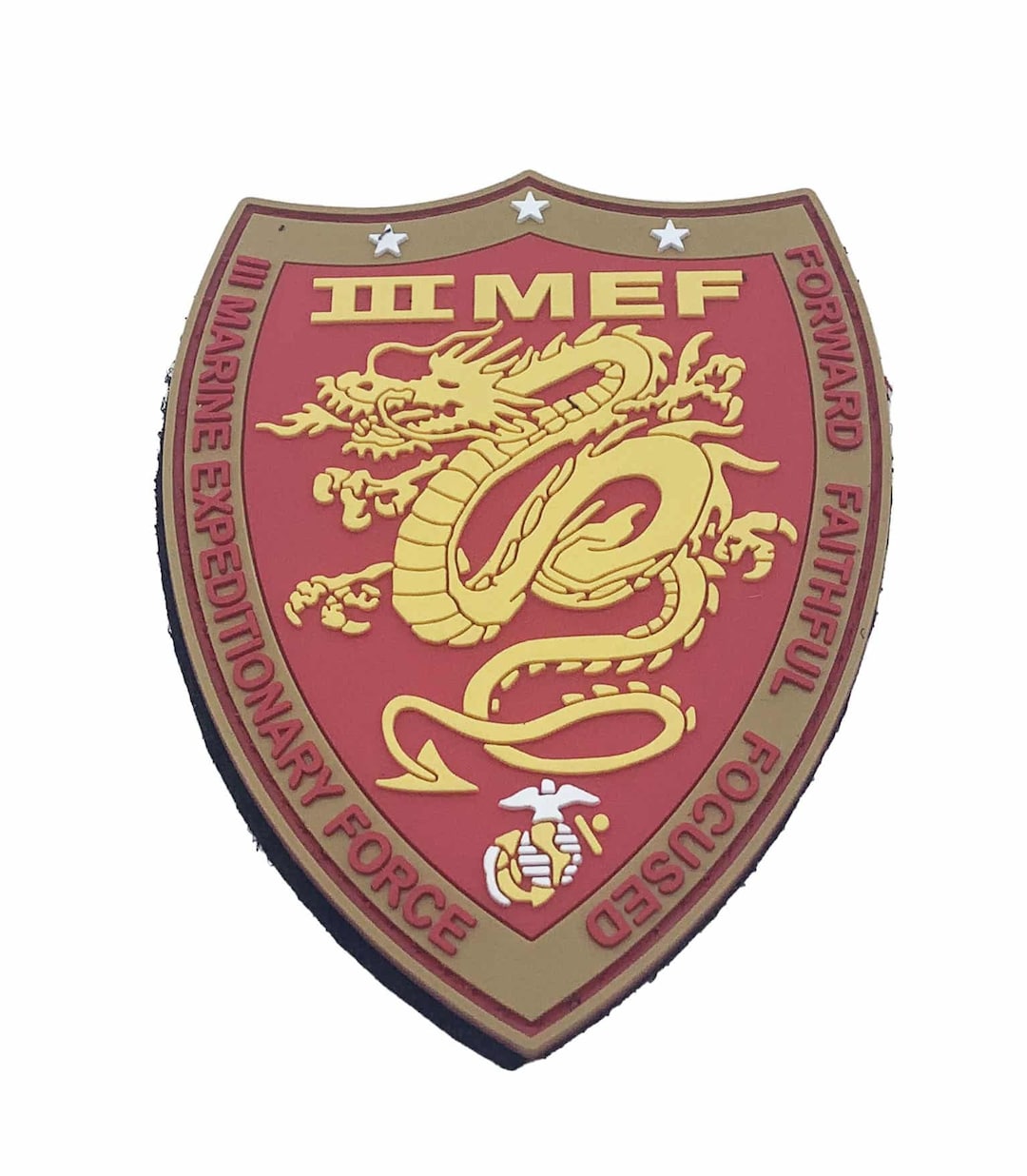 3rd MEF Marine Expeditionary Force PVC Patch With Hook and Loop - Etsy