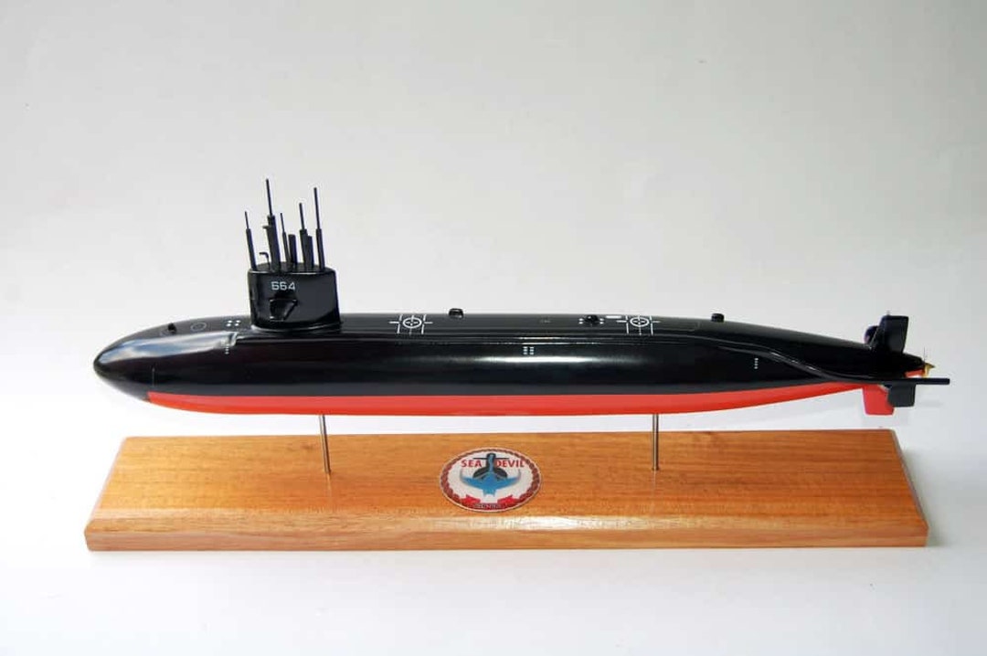 Uss Sea Devil Ssn-664 Submarine Model Us Navy Scale Model - Etsy