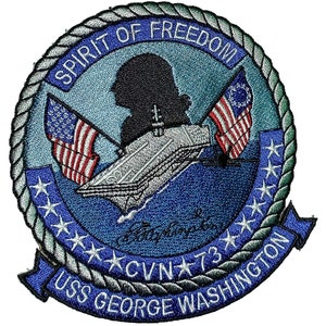 USS George Washington CVN-73 Patch Sew On - Etsy