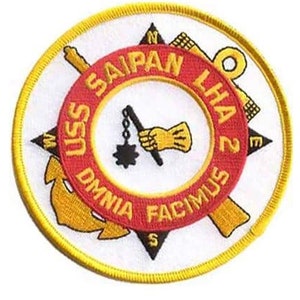 USS Saipan LHA-2 Patch Sew On - Etsy