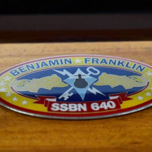 USS Benjamin Franklin SSBN-640 Submarine - Etsy