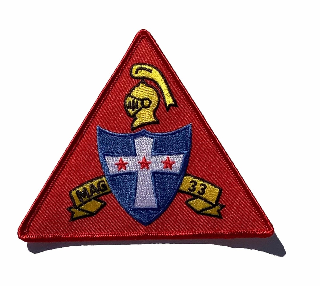 Marine Air Group MAG-33 Patch Plastic Backing - Etsy