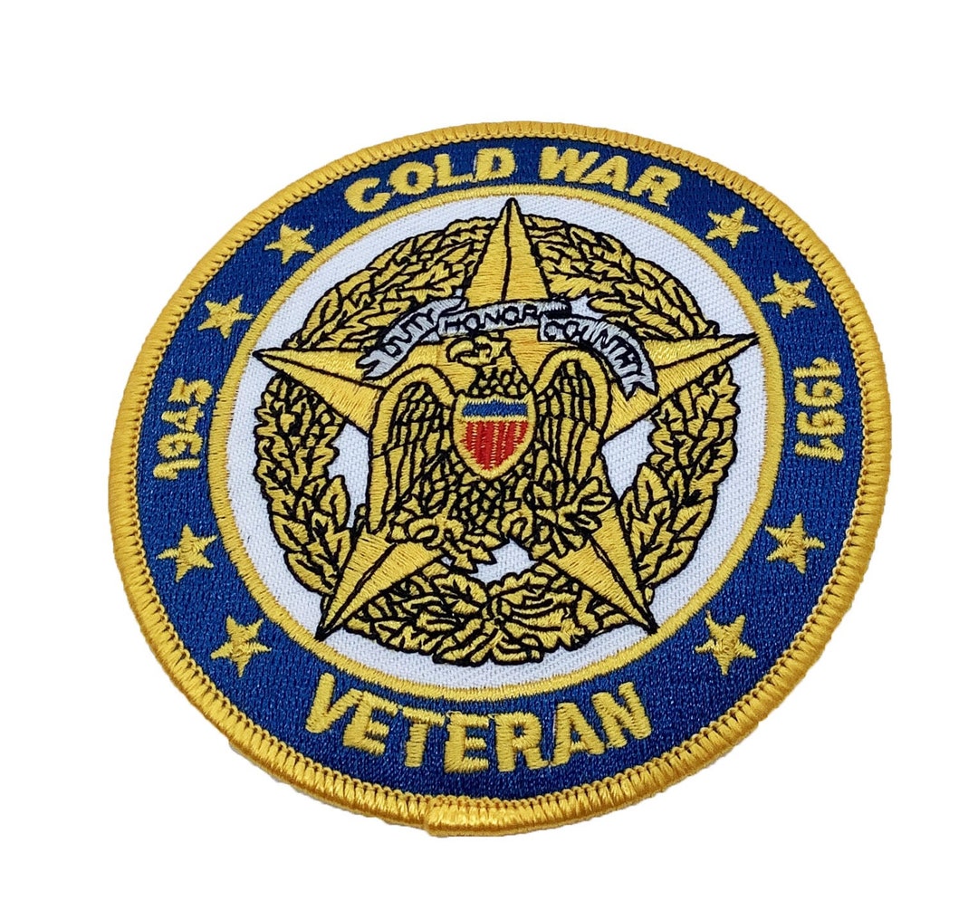 Cold War Veteran Patch Plastic Backing - Etsy