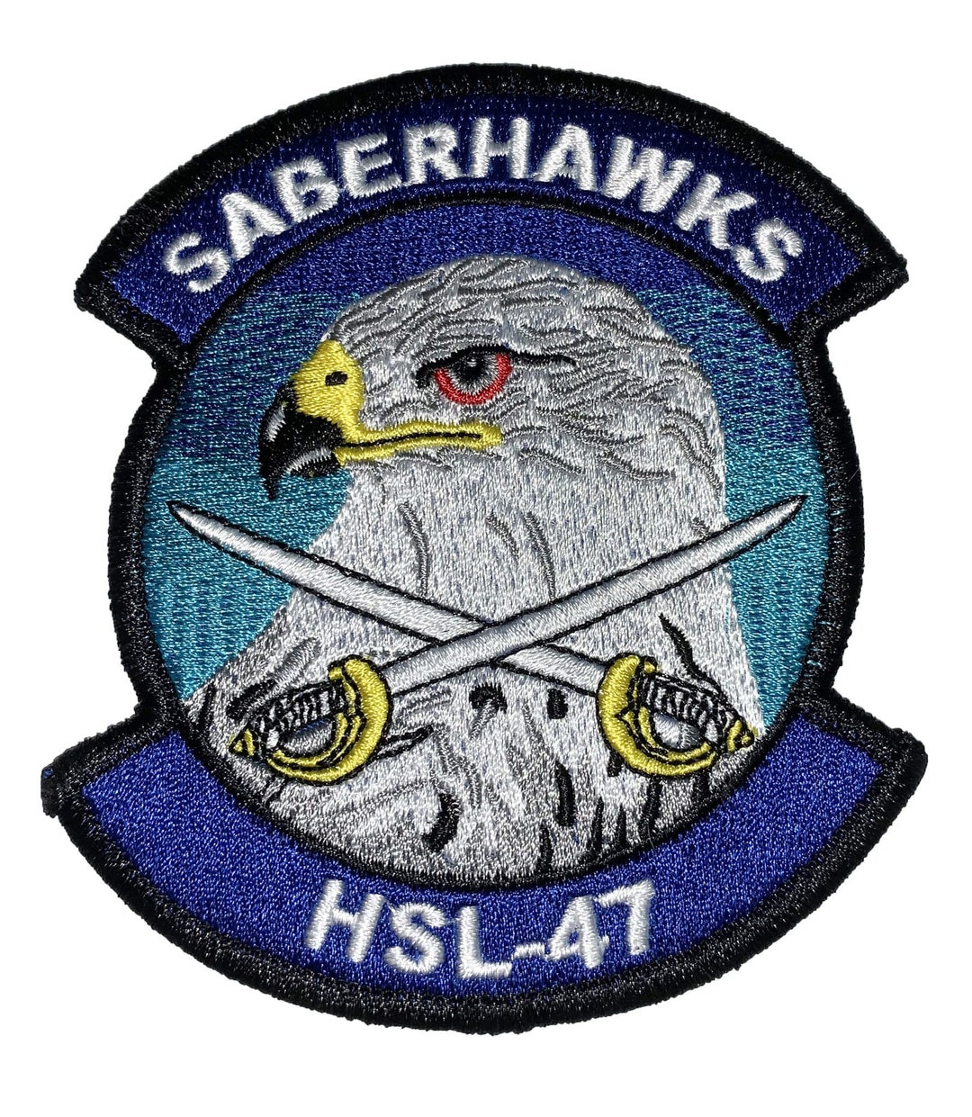 HSL-47 Saberhawks Squadron Patch sew On - Etsy