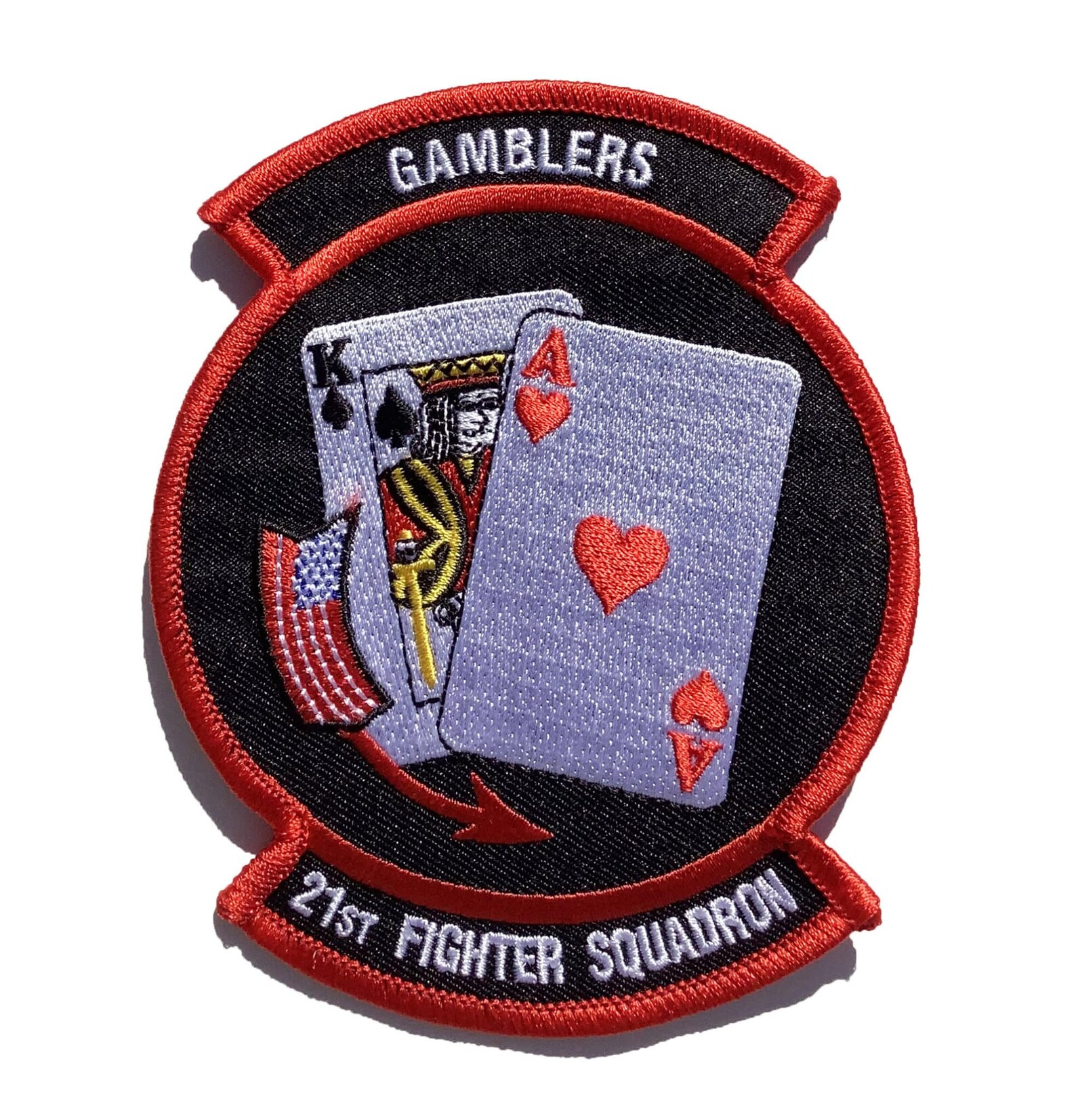 21st Fighter Squadron Gamblers Patch Sew On | Etsy