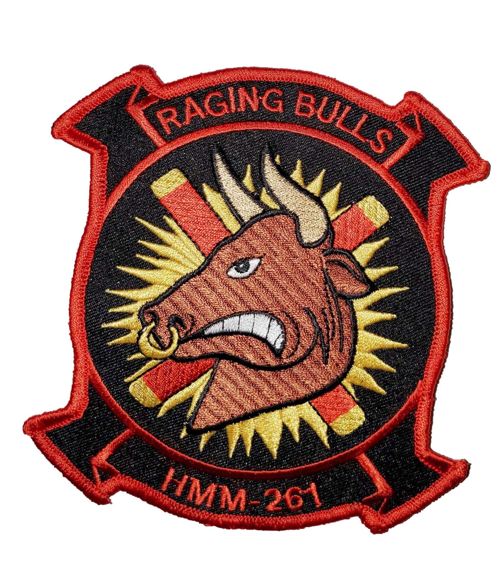 HMM-261 Raging Bulls Squadron Patch Sew On - Etsy