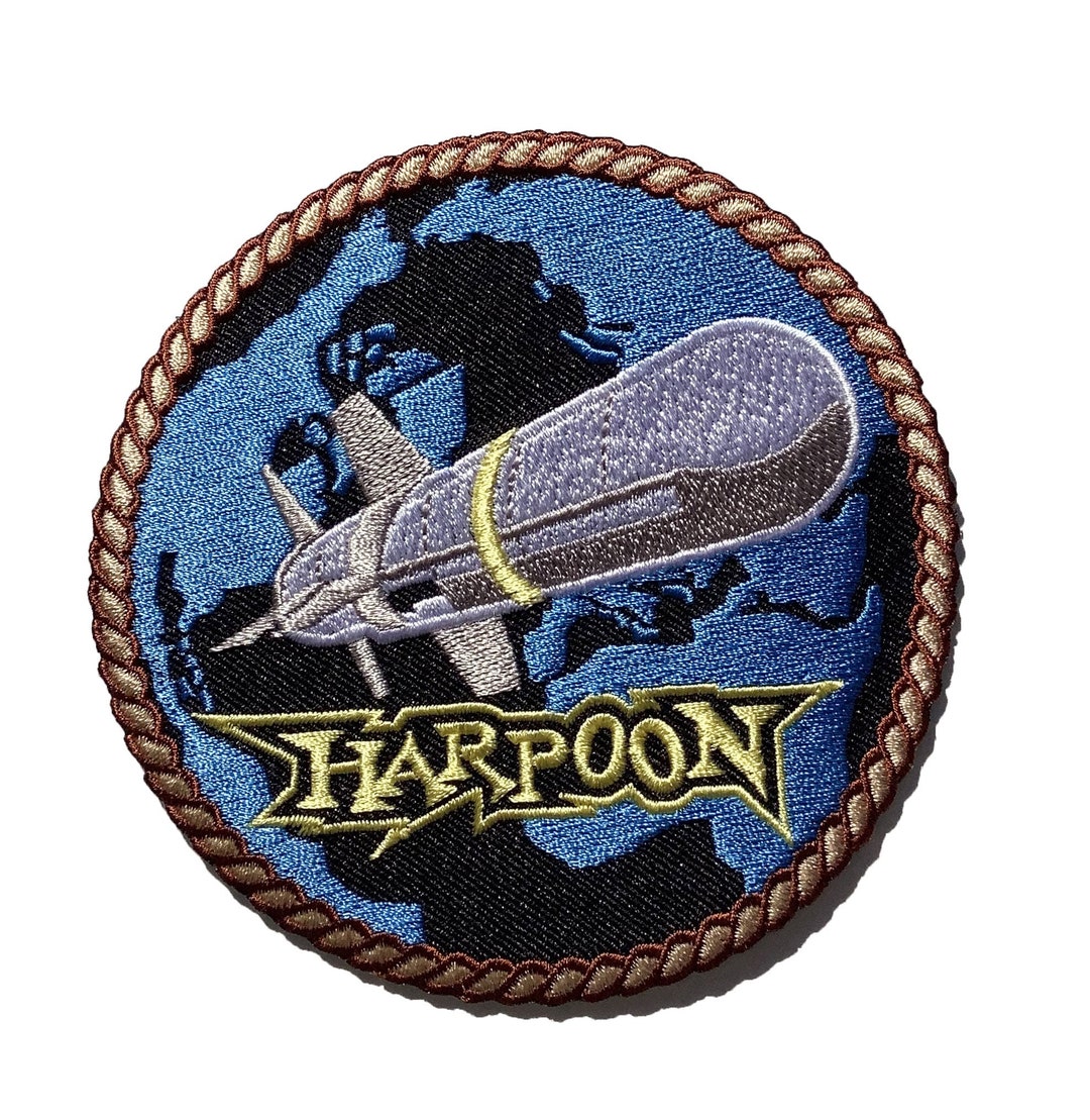 Harpoon Patch Sew On - Etsy