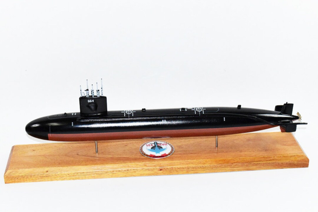 USS Sea Devil SSN-664 Submarine Model US Navy Scale Model - Etsy
