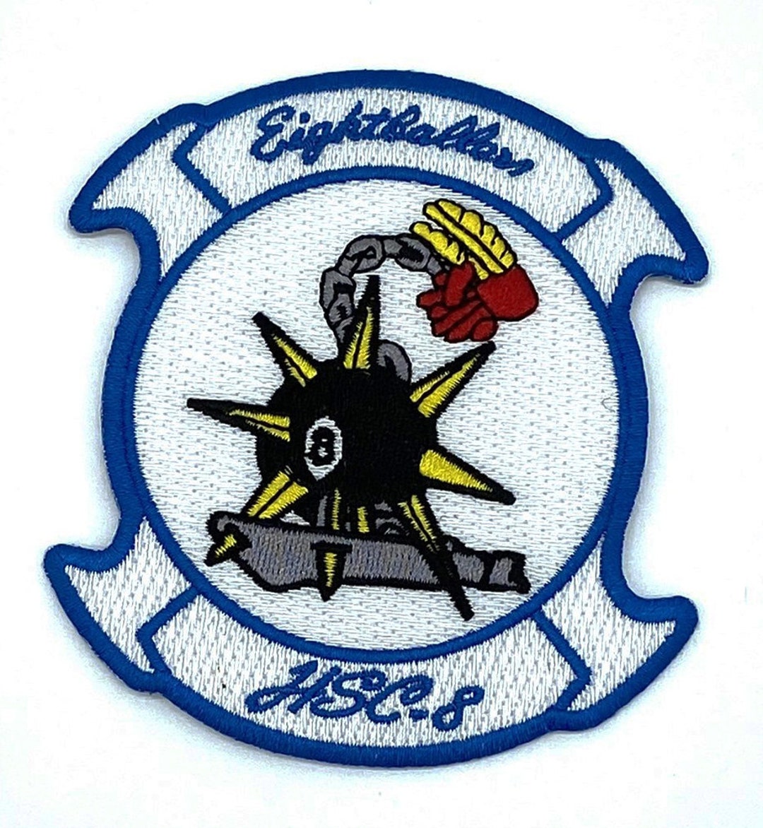 HSC-8 Eightballers Throwback Patch With Hook and Loop - Etsy
