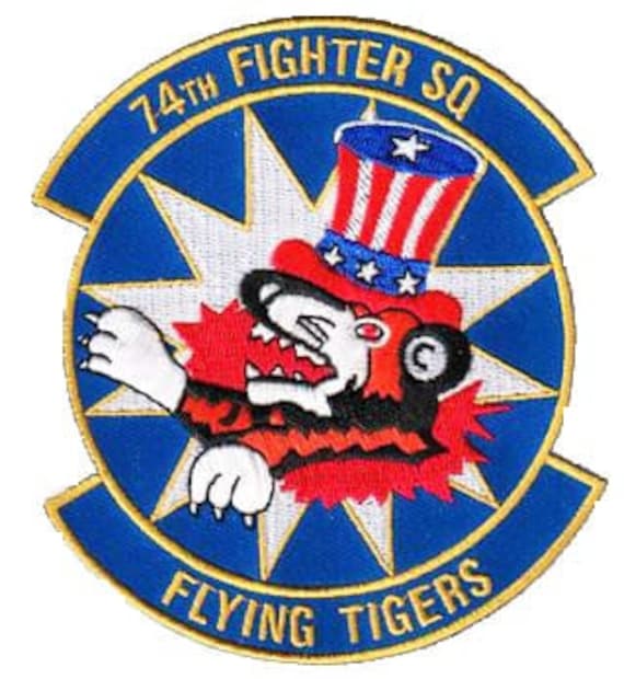 74th Fighter Squadron Flying Tigers Patch Sew On - Etsy