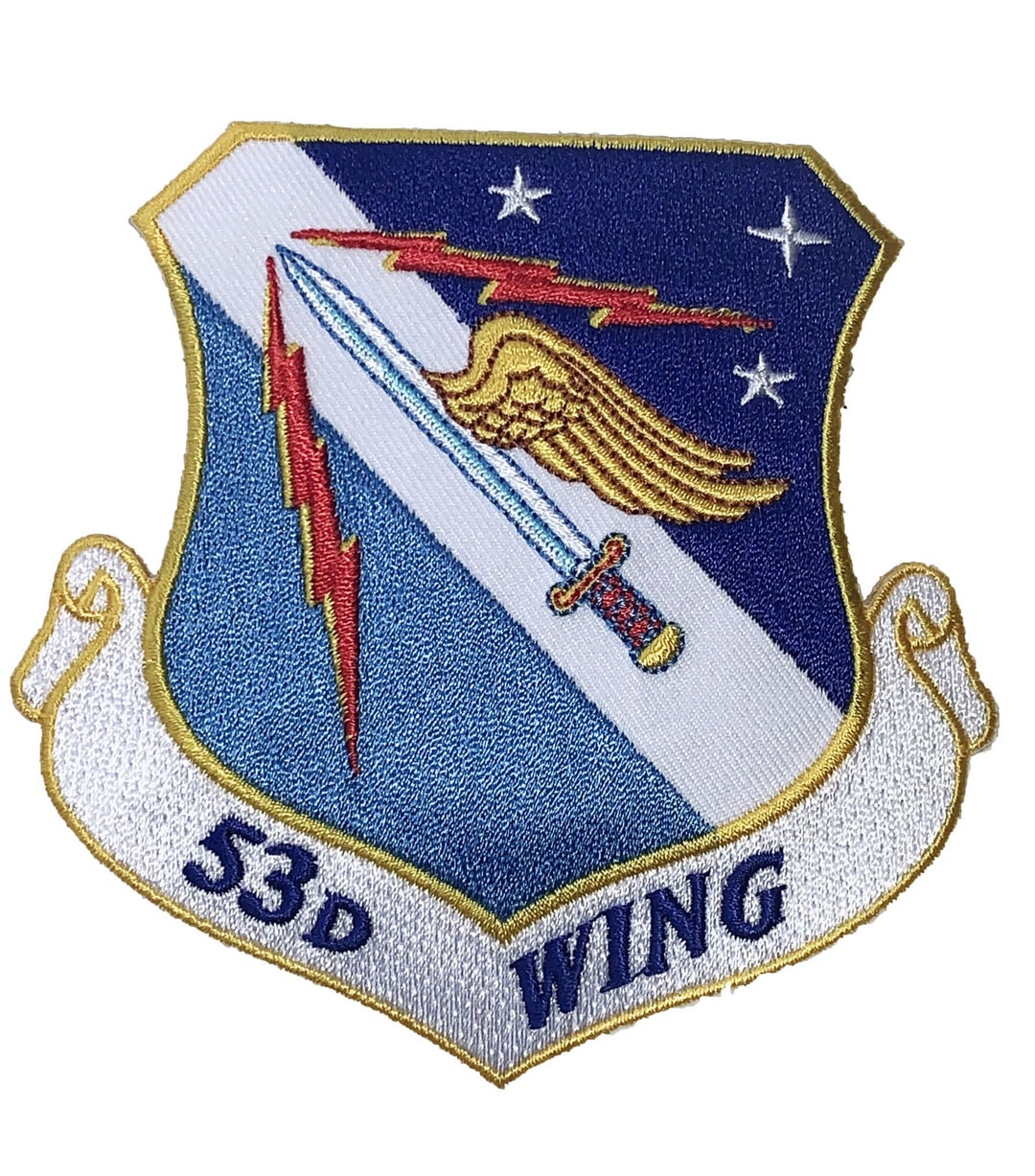 53rd Wing Patch Plastic Backing - Etsy