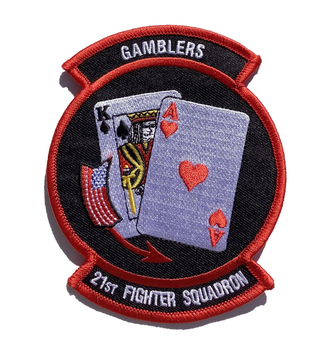 21st Fighter Squadron Gamblers Patch Sew On - Etsy