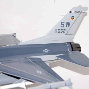 55th FS Fighting Fifty Fifth F-16 Model Scale Model USAF - Etsy