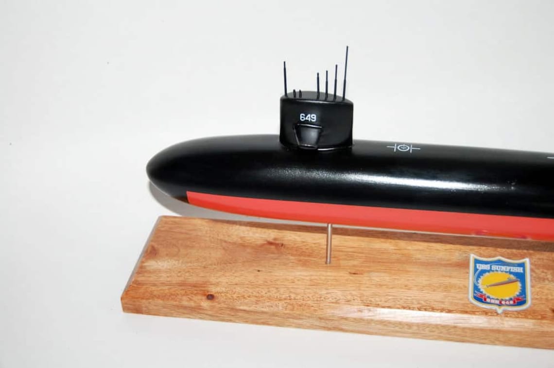 Uss Sunfish Ssn-649 Submarine Model | Etsy