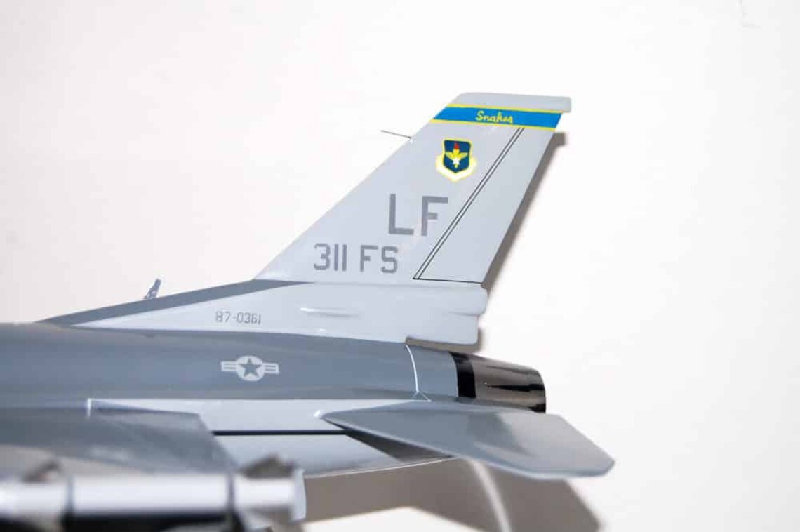 311th Fighter Squadron F-16 Fighting Falcon Model | Etsy