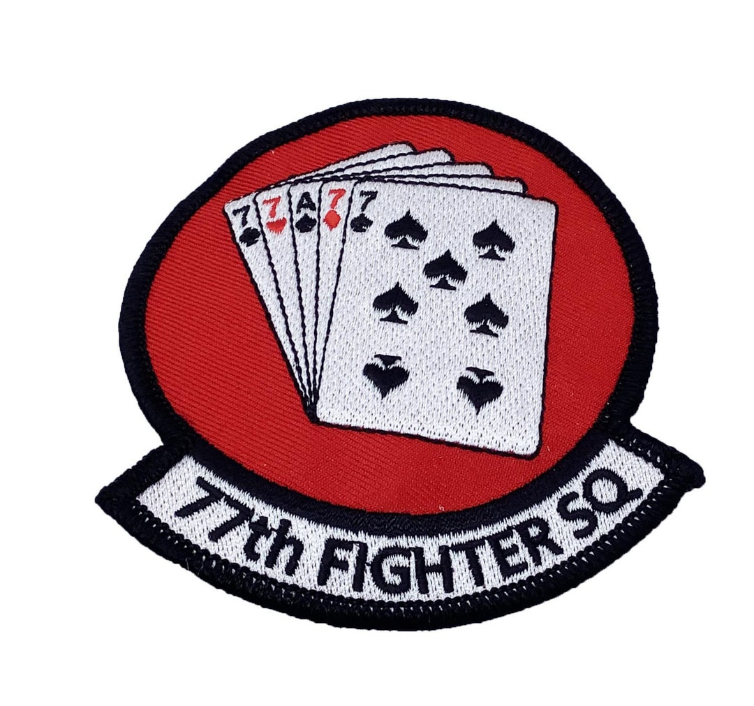 77th Fighter Squadron Patch Plastic Backing - Etsy