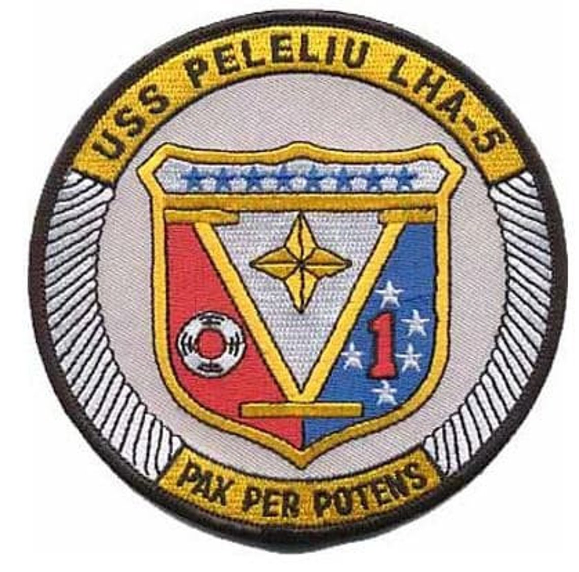 Uss Peleliu Lha-5 Patch Plastic Backing | Etsy