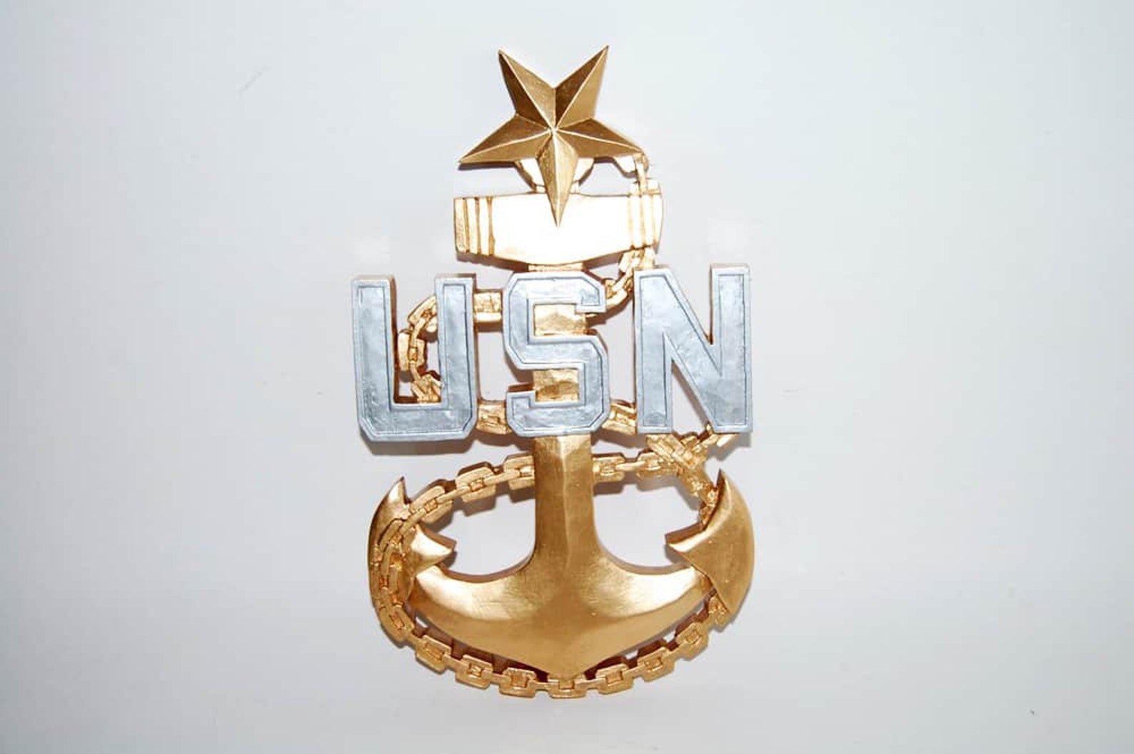 Navy Senior Chief Fouled Anchor Wall Plaque - Etsy