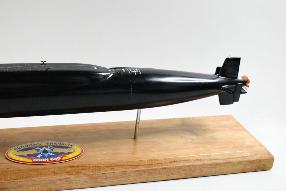 Uss Benjamin Franklin Ssbn-640 Submarine Model | Etsy