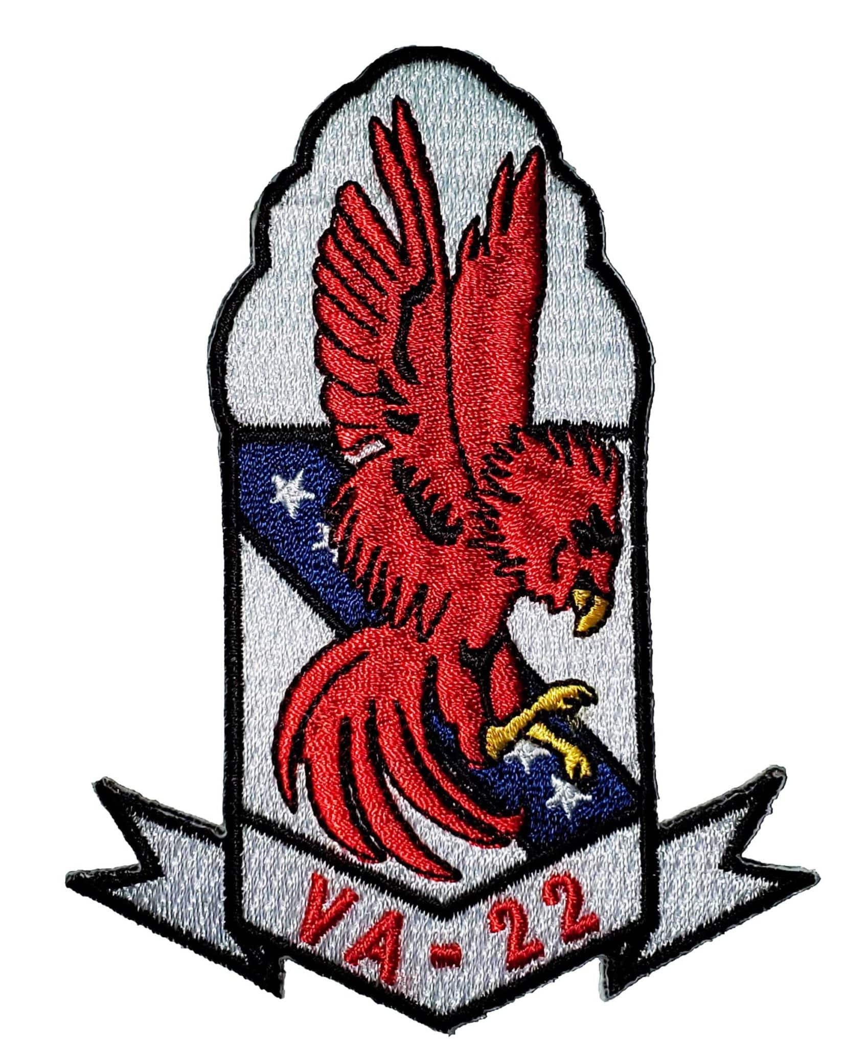 VA-22 Fighting Redcocks Squadron Patch Sew On 4 - Etsy
