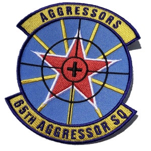 65th Aggressor Squadron Patch Sew On - Etsy
